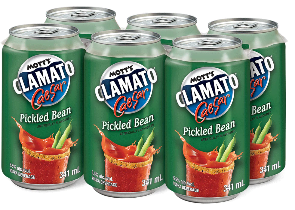 Mott's Clamato Caesar Pickled Bean 341ml 6 pack – Emerson Duty Free