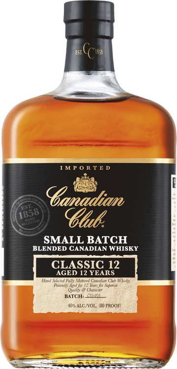 Canadian Club Classic 12 Year Canadian Whisky 1 Litre – Emerson Duty Free