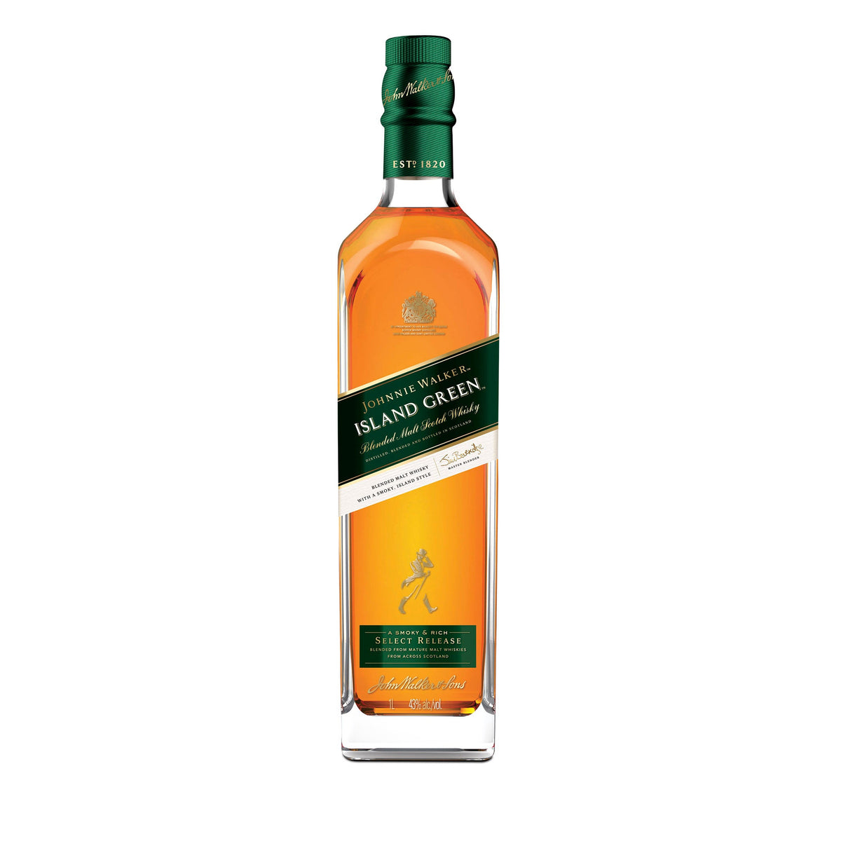 Johnnie Walker Island Green Blended Scotch Whisky 1 Litre – Emerson ...