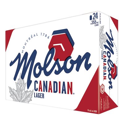 Molson Canadian 355 ml 24 pack – Emerson Duty Free